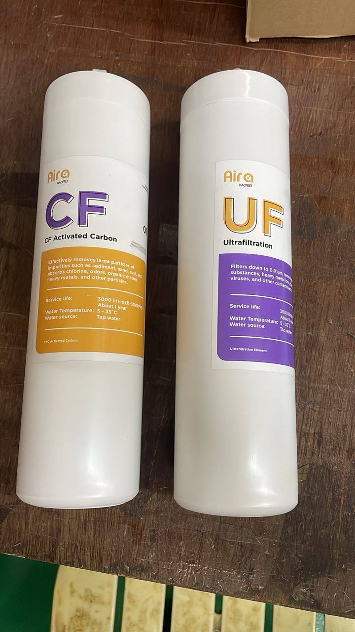 BACFREE Aira Sparkling Water Dispenser Filter Cartridge (CF & UF)